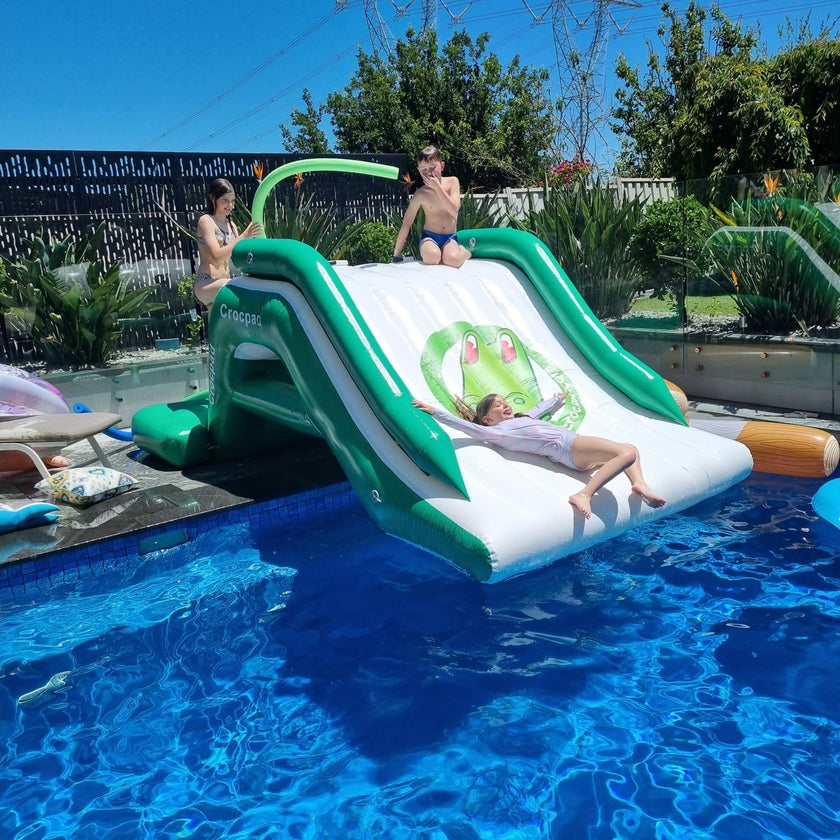 MEGALO 3M INFLATABLE WATER POOL SLIDE – Crocpad